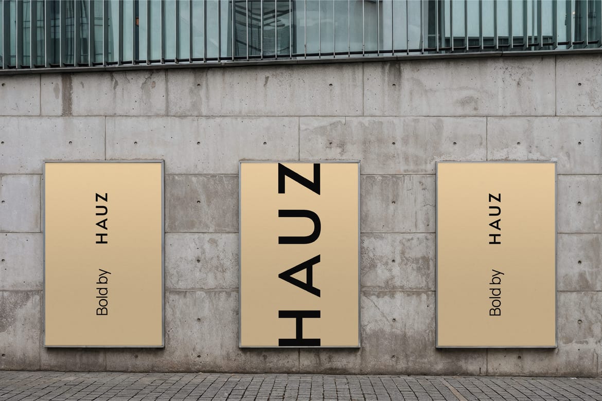 Bold architectural billboard & poster mockups | Premium & Free PSD ...