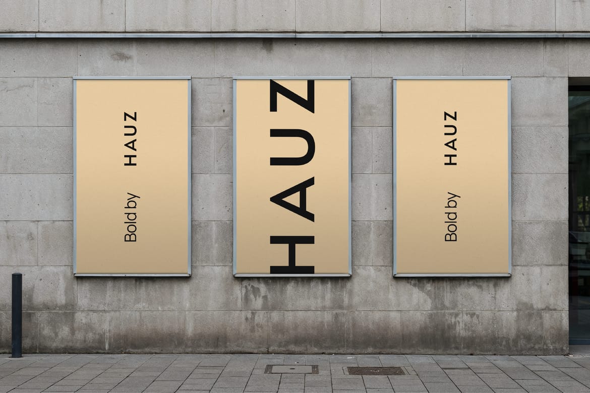 Bold architectural billboard & poster mockups | Premium & Free PSD ...