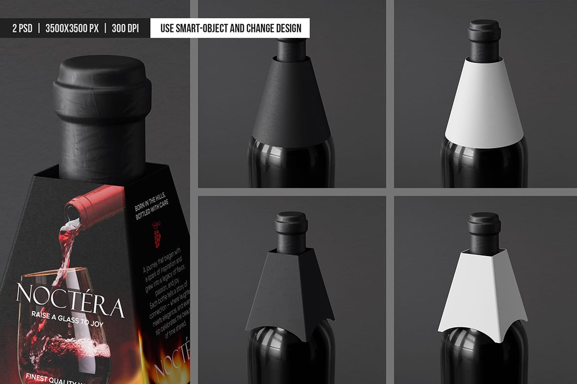 Bottle Neck Collar Mockup | Premium & Free PSD Mockup Store