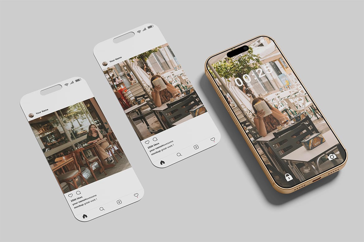 iPhone Screen Mockup | Premium & Free PSD Mockup Store