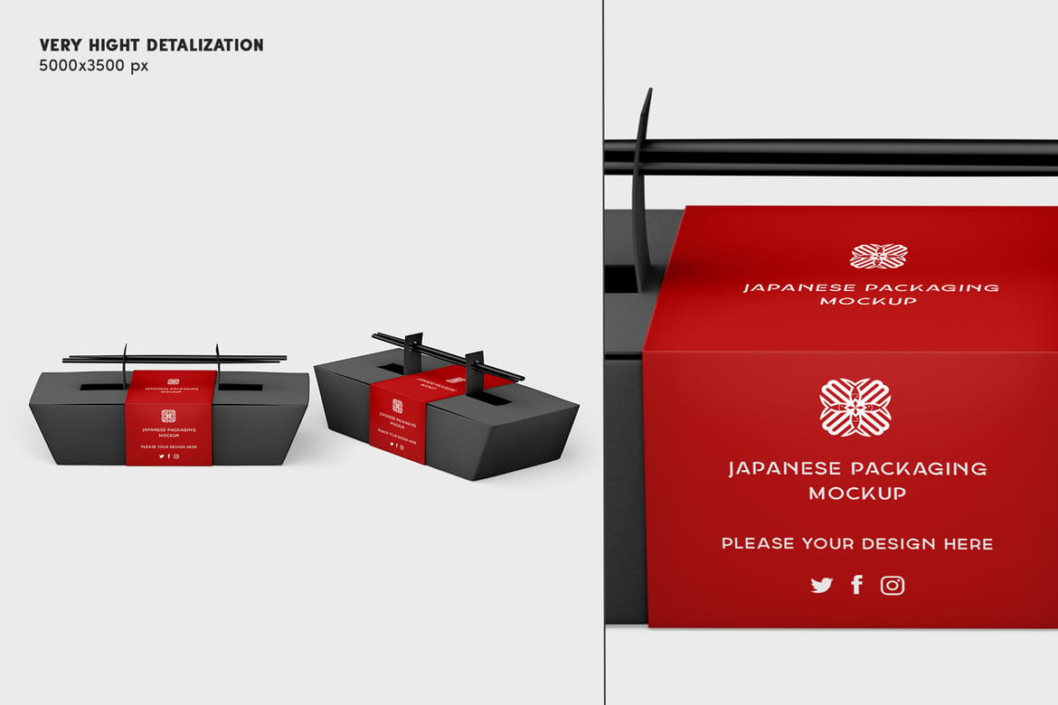 Japanese Packaging Mockup Set | Premium & Free PSD Mockup Store