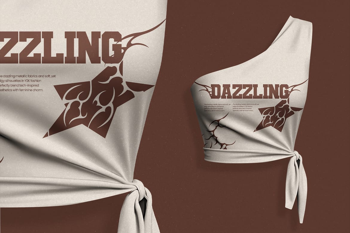 Y2K Women Apparel Mockup | Premium & Free PSD Mockup Store