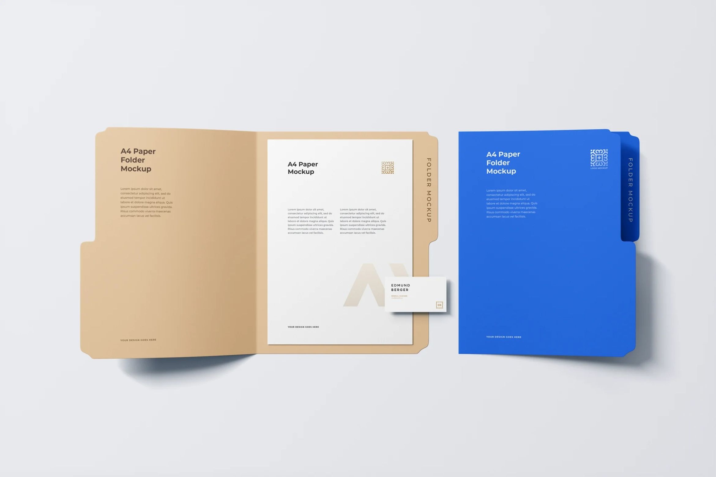 High Quality Folder Mockup | Premium & Free PSD Mockup Store