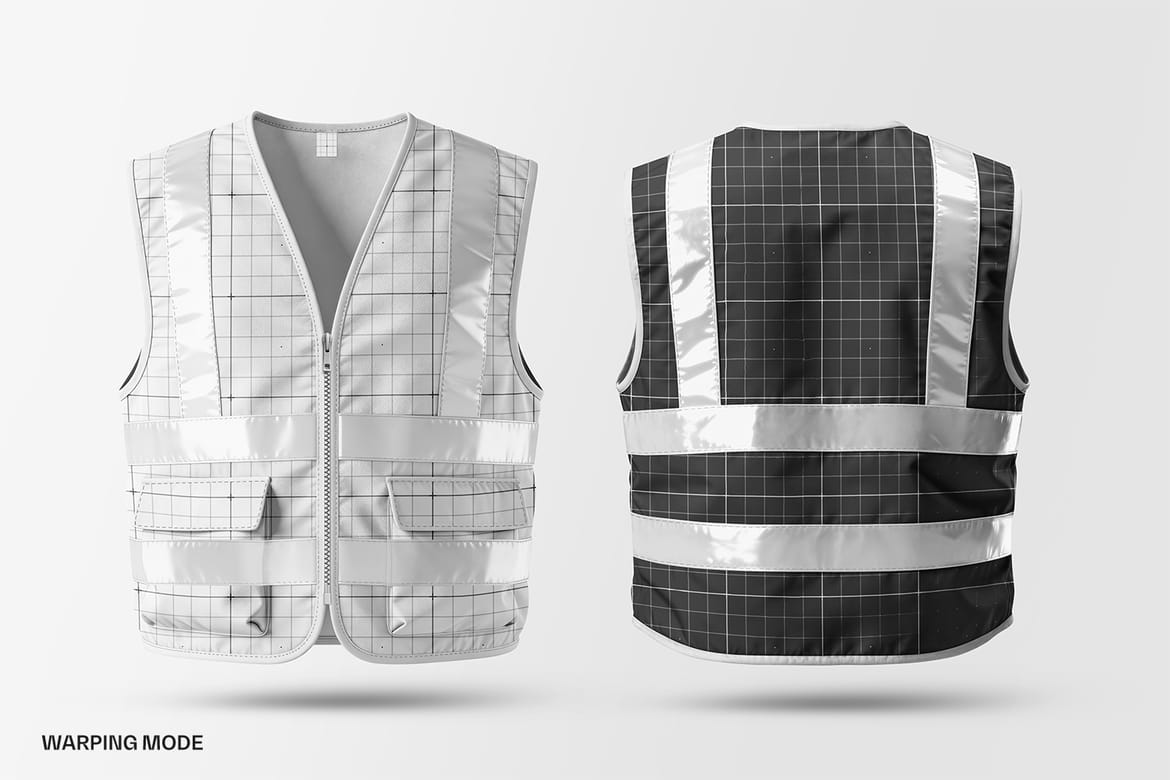 High Quality Construction Vest Mockup | Premium & Free PSD Mockup Store