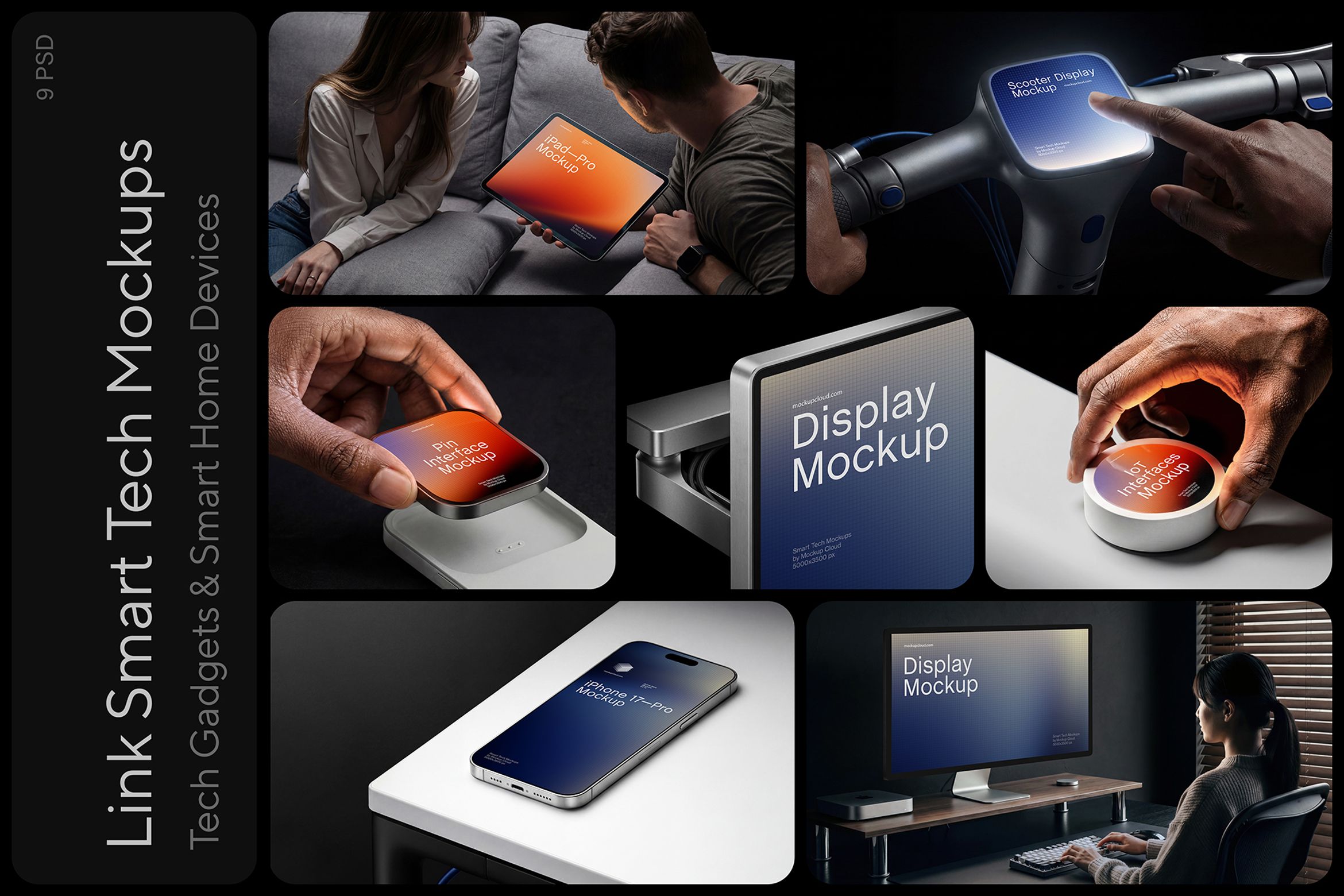 Smart Tech Device Mockups / Link Series | Premium & Free PSD Mockup Store