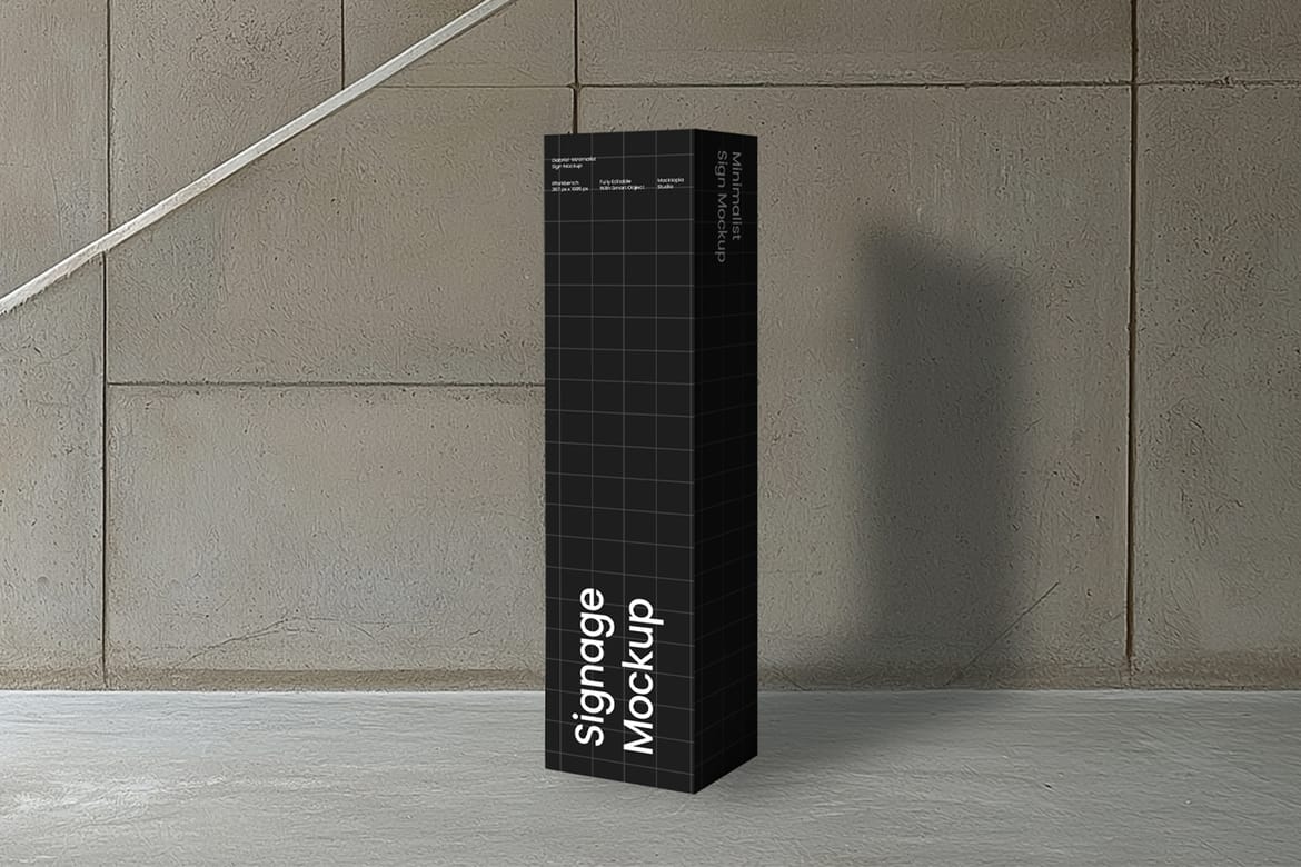 Gabriel Minimalist Signage Mockup | Premium & Free PSD Mockup Store